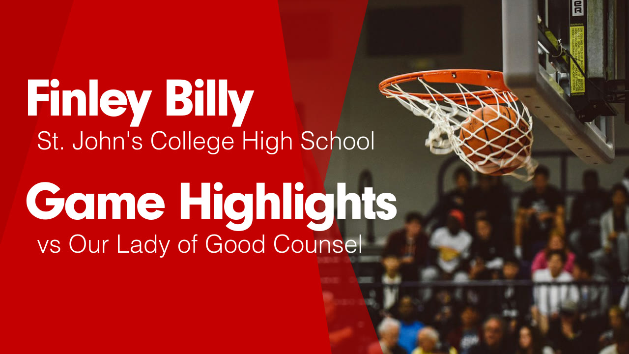 Game Highlights vs Our Lady of Good Counsel - Finley Billy highlights ...