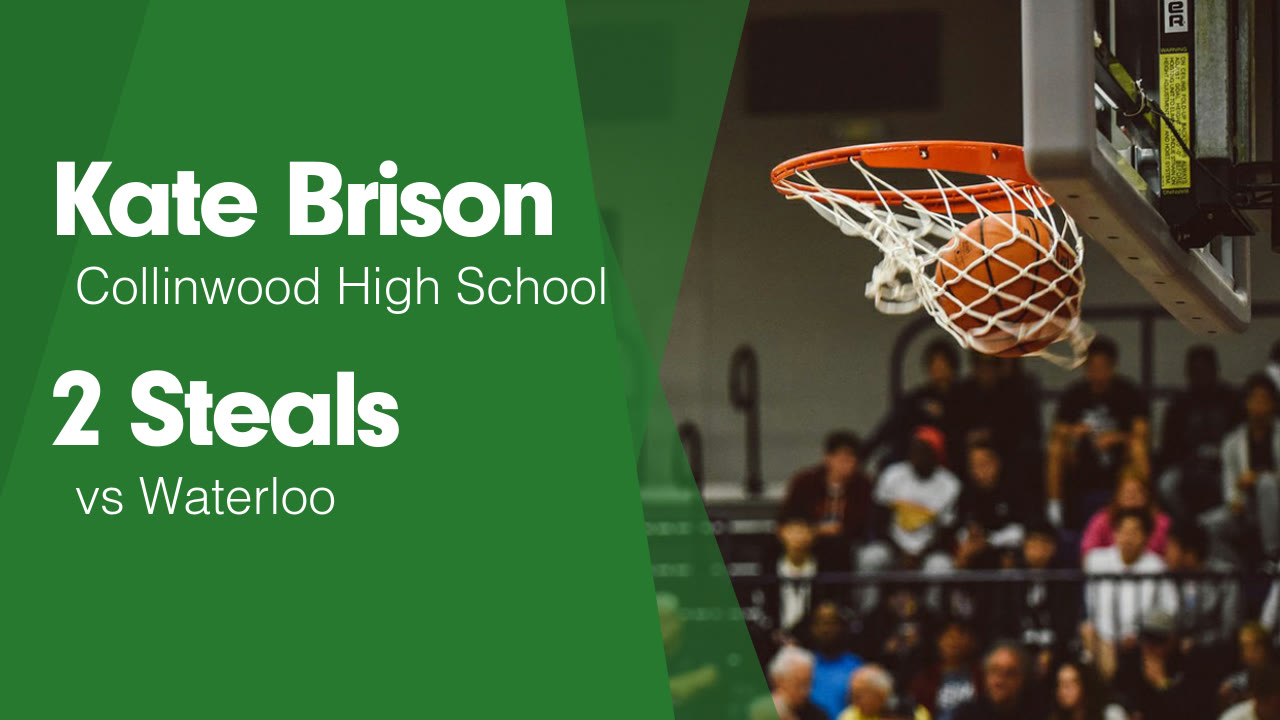 2 Steals vs Waterloo - Kate Brison highlights - Hudl