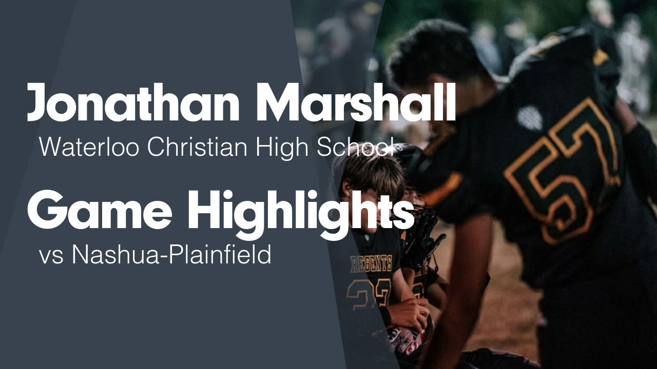 Game Highlights vs Nashua-Plainfield - Jonathan Marshall highlights - Hudl