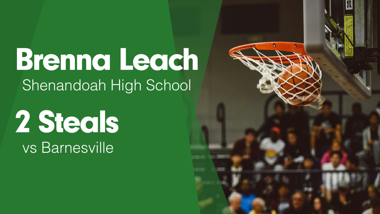 2 Steals vs Barnesville - Brenna Leach highlights - Hudl
