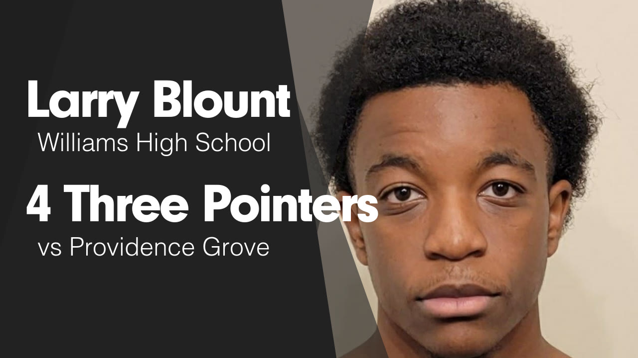 4 Three Pointers vs Providence Grove - Larry Blount highlights - Hudl