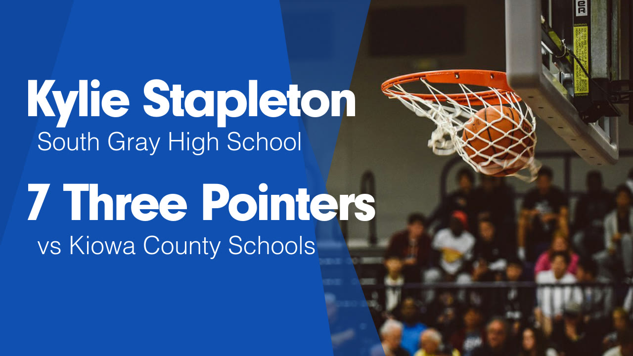 7 Three Pointers vs Kiowa County Schools - Kylie Stapleton highlights - Hudl