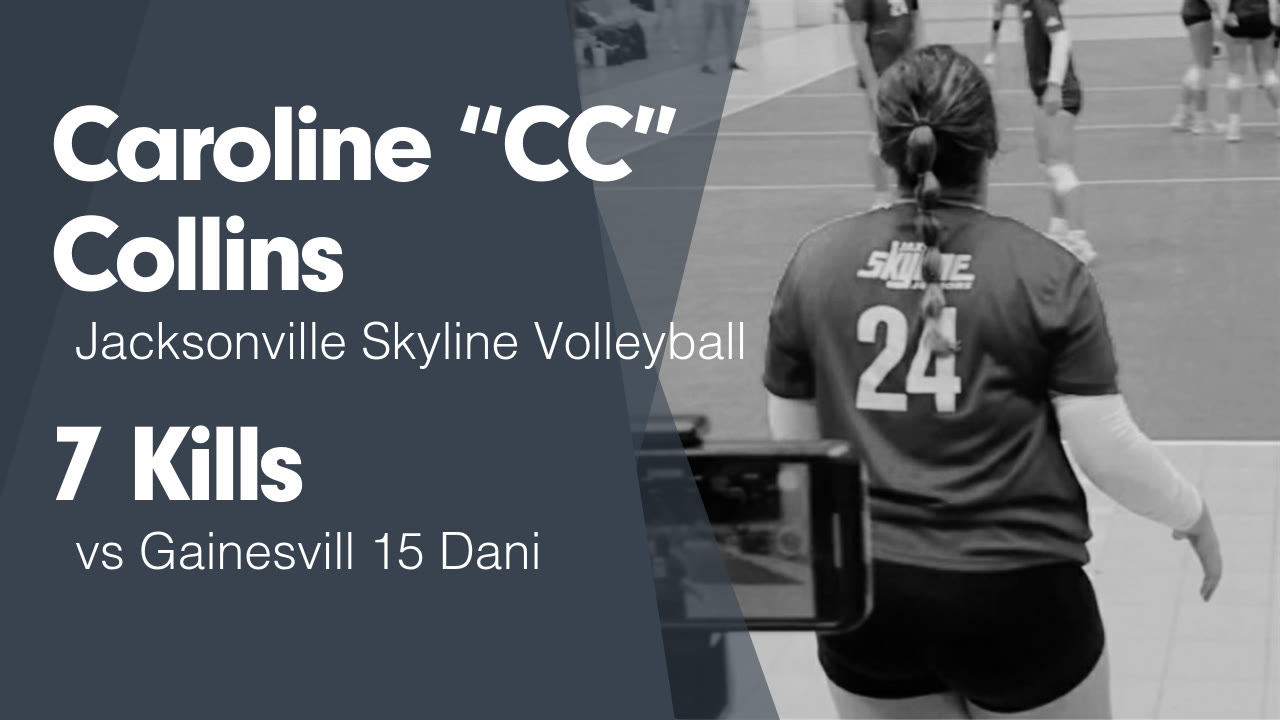 7 Kills vs Gainesvill 15 Dani - Caroline “CC” Collins highlights - Hudl