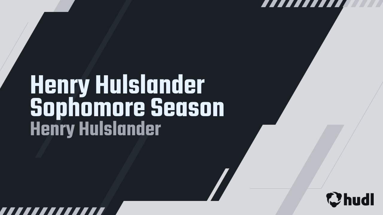 Henry Hulslander Sophomore Season - Henry Hulslander highlights - Hudl