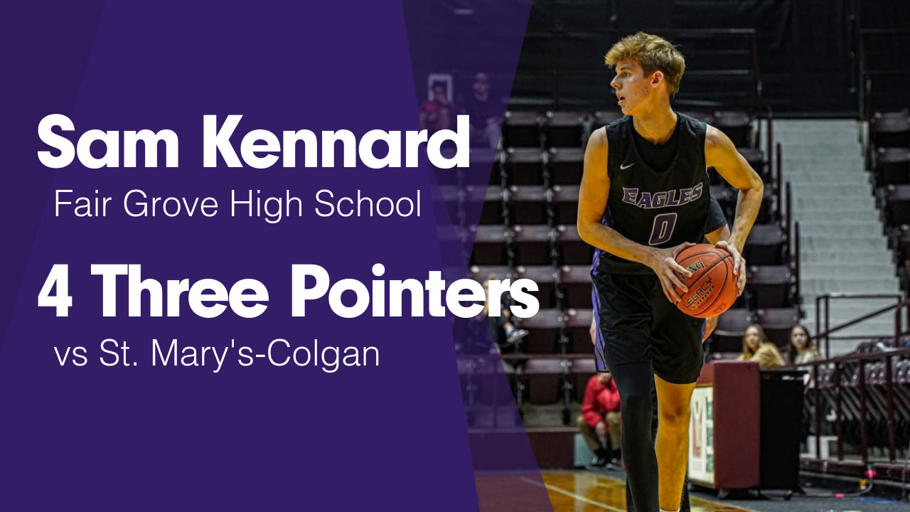 4 Three Pointers vs St. Mary's-Colgan - Sam Kennard highlights - Hudl