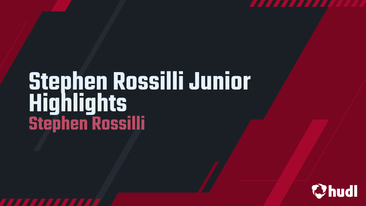 Stephen Rossilli Junior Highlights - Stephen Rossilli highlights - Hudl