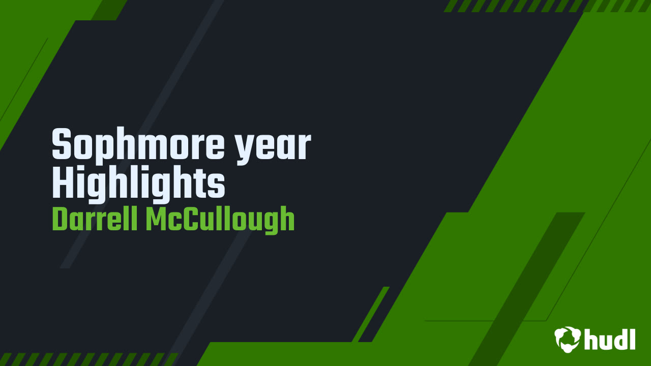 Sophmore year Highlights - Darrell McCullough highlights - Hudl
