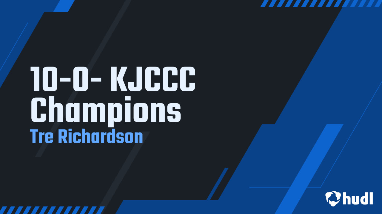 10-0- KJCCC Champions - Tre Richardson highlights - Hudl
