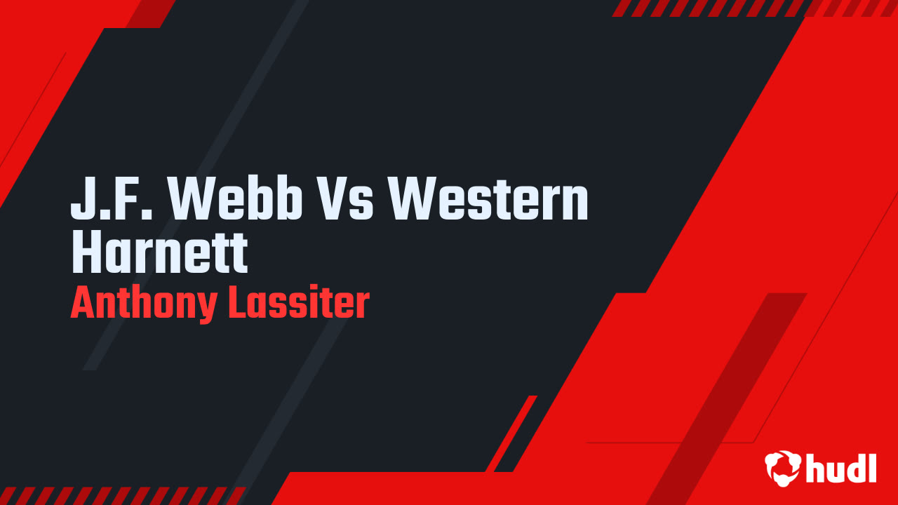 J.F. Webb Vs Western Harnett - Anthony Lassiter highlights - Hudl