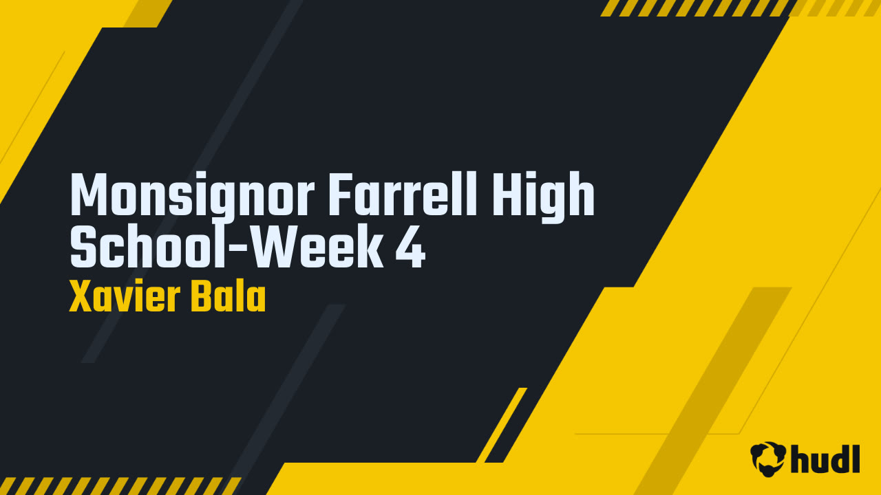 Monsignor Farrell High School-Week 4 - Xavier Bala highlights - Hudl