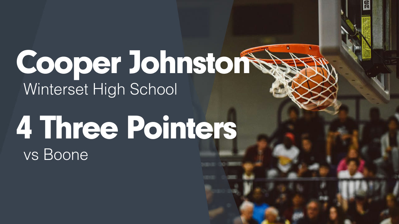 4 Three Pointers vs Boone - Cooper Johnston highlights - Hudl