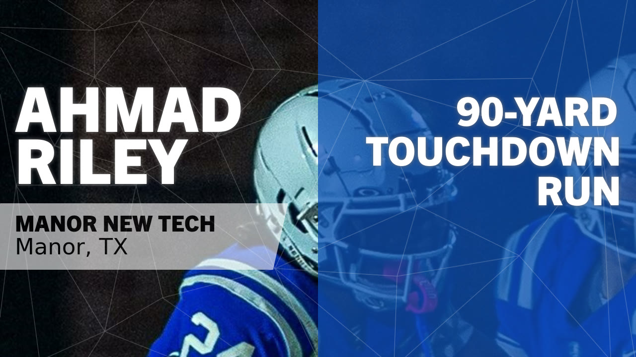 90-yard Touchdown Run vs Chaparral - Ahmad Riley highlights - Hudl