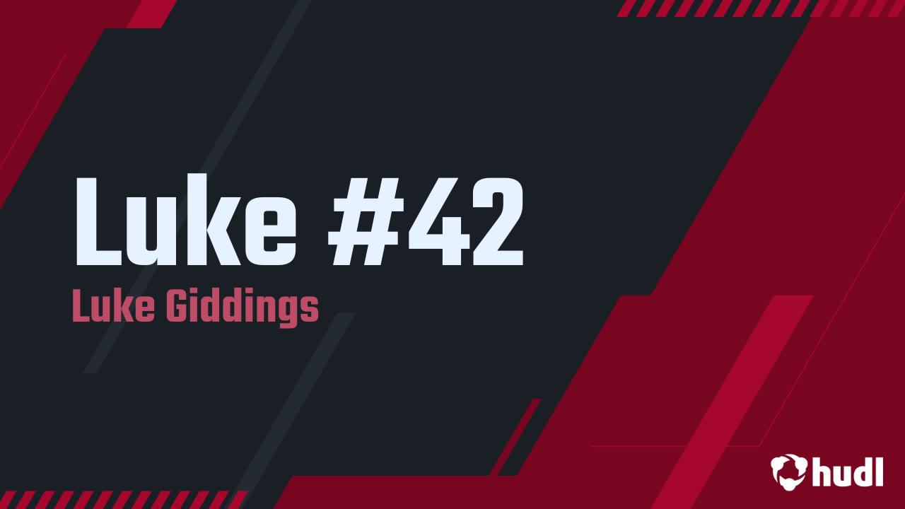 Luke #42 - Luke Giddings highlights - Hudl