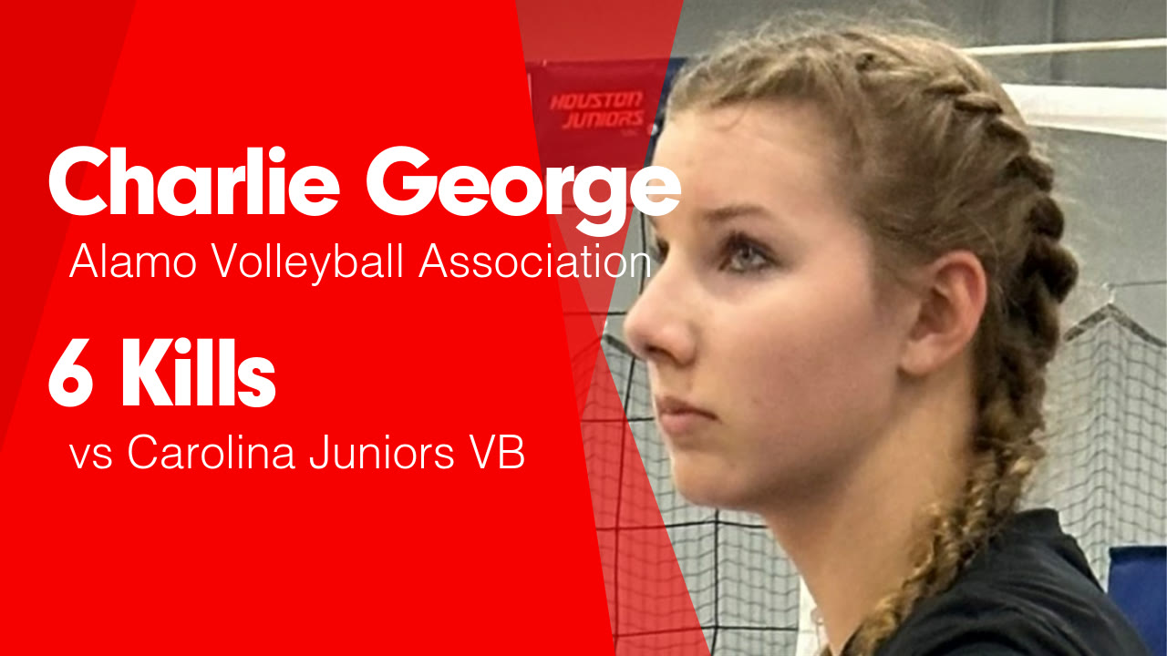 6 Kills vs Carolina Juniors VB - Charlie George highlights - Hudl