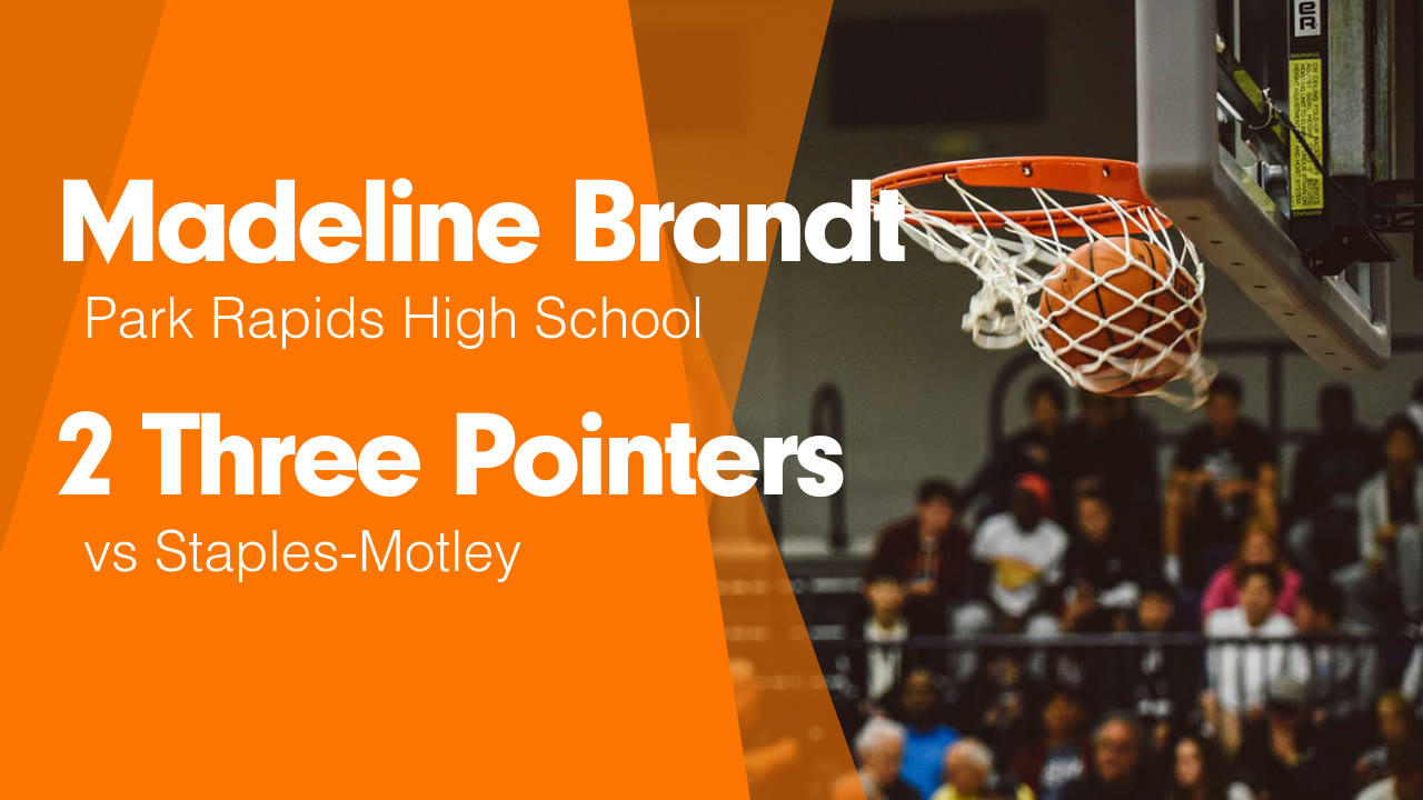 2 Three Pointers vs Staples-Motley - Madeline Brandt highlights - Hudl