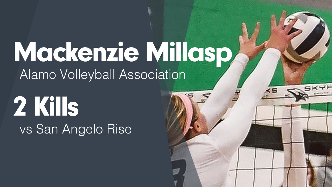 2 Kills vs San Angelo Rise - Mackenzie Millsap highlights - Hudl
