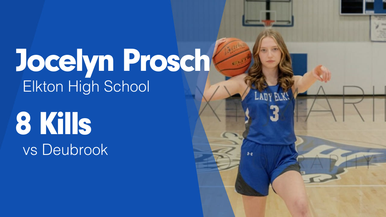 8 Kills vs Deubrook - Jocelyn Prosch highlights - Hudl