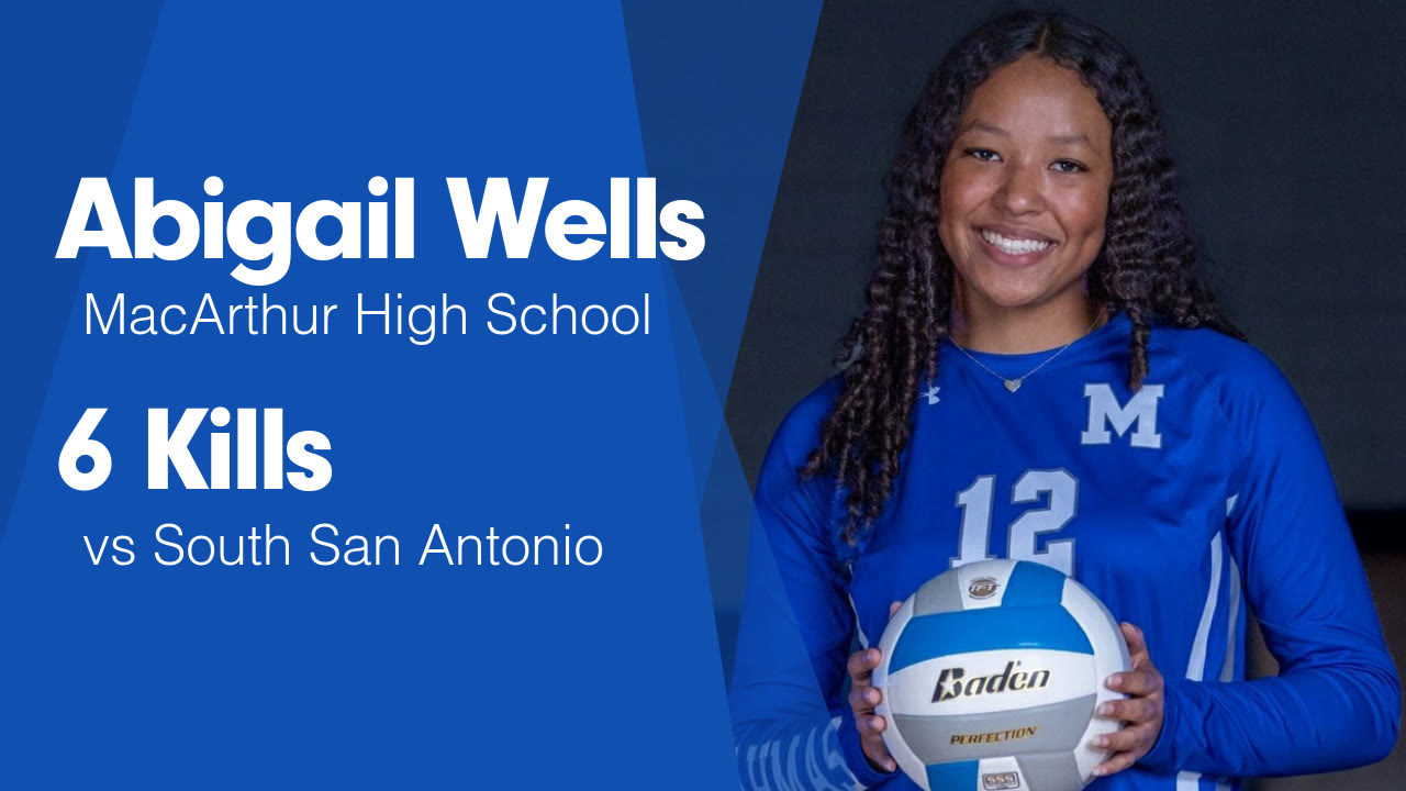 6 Kills vs South San Antonio - Abigail Wells highlights - Hudl