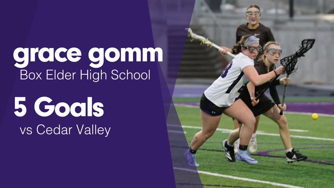 5 Goals vs Cedar Valley - grace gomm highlights - Hudl