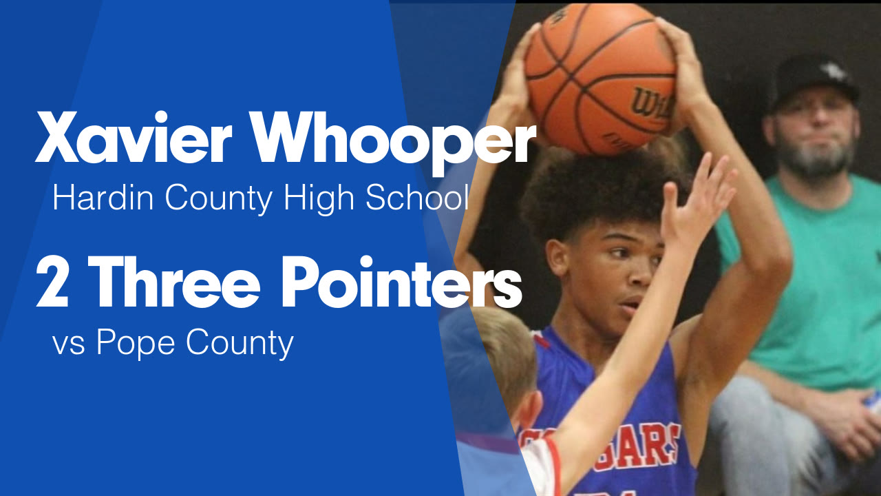 2 Three Pointers vs Pope County - Xavier Whooper highlights - Hudl