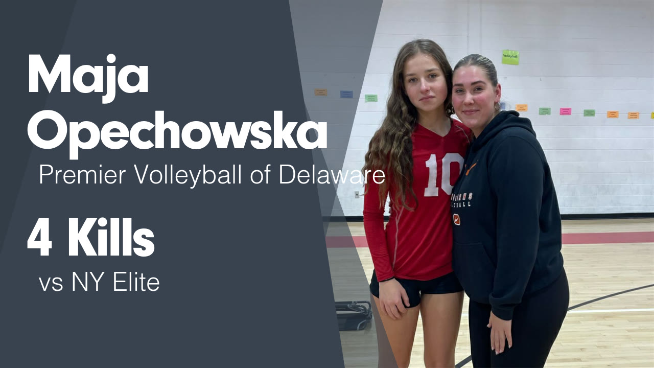 4 Kills vs NY Elite - Maja Opechowska highlights - Hudl
