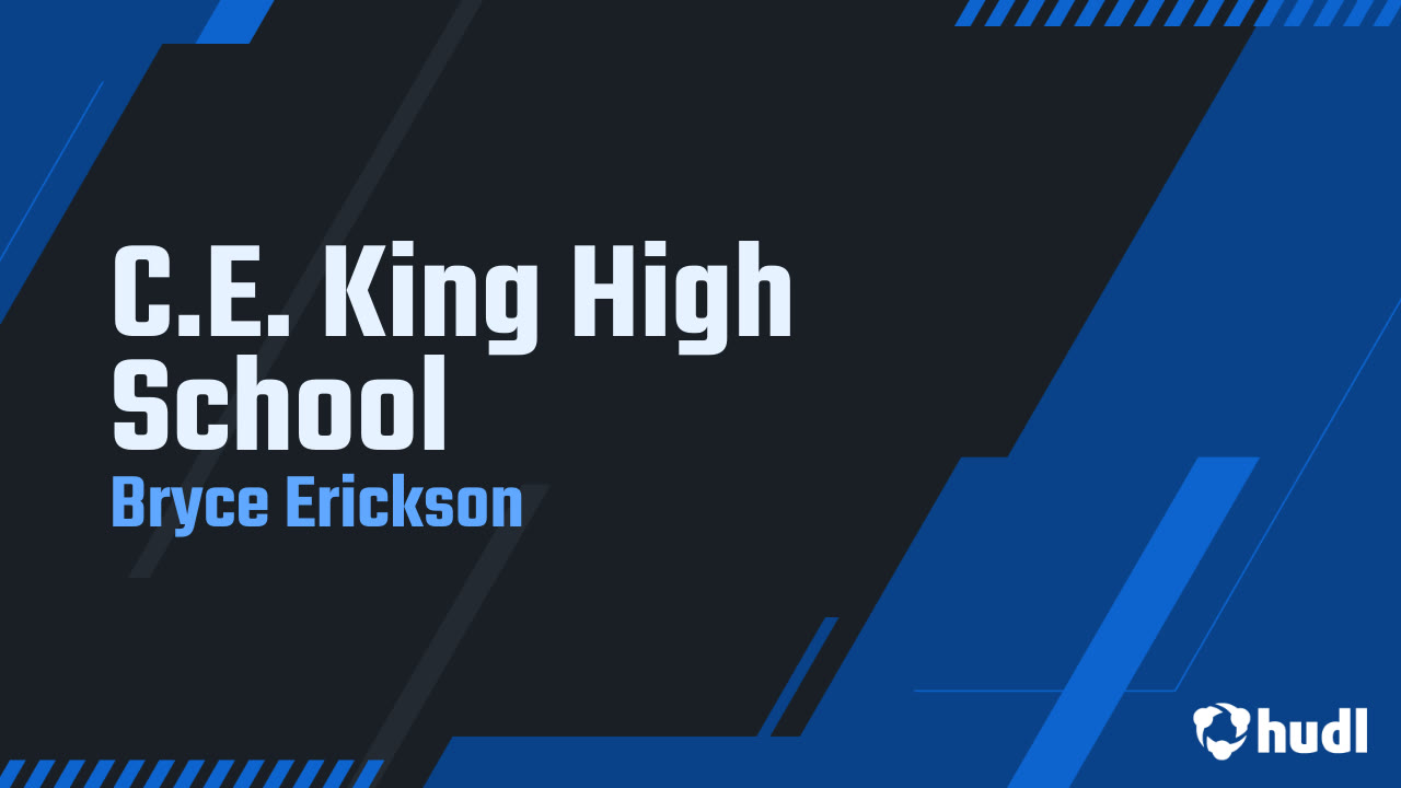 C.E. King High School - Bryce Erickson highlights - Hudl
