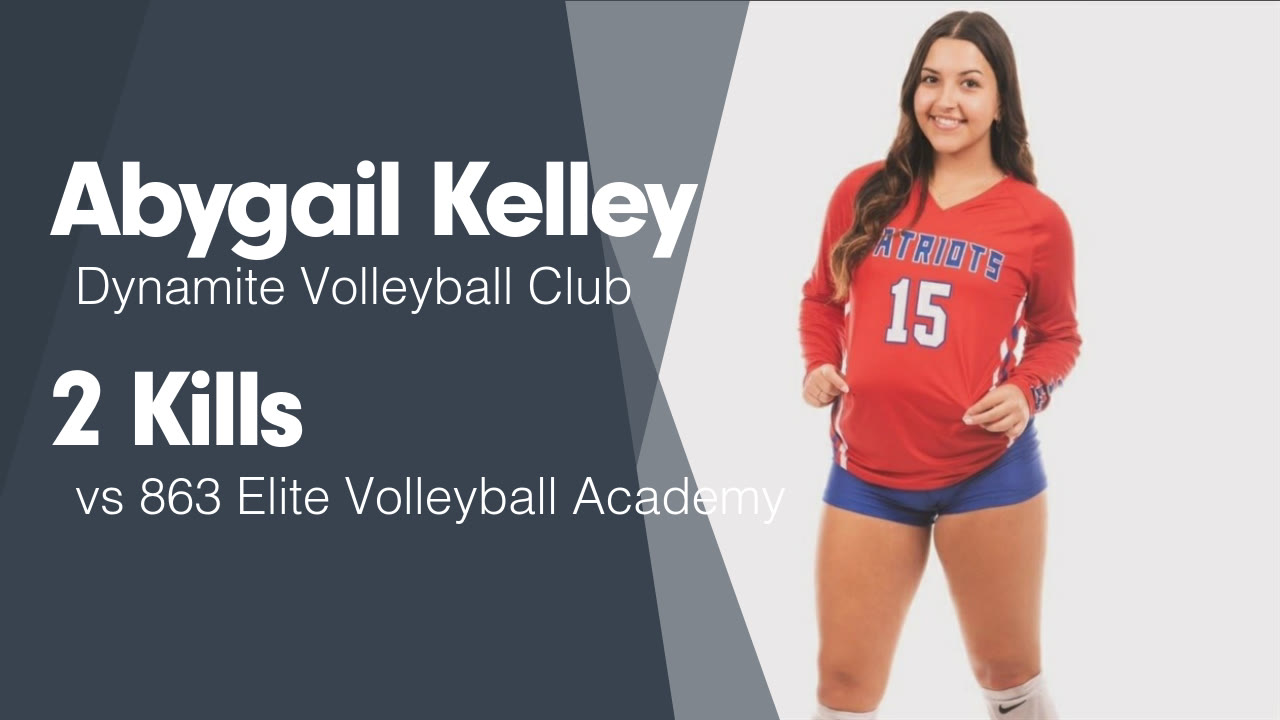 2 Kills vs 863 Elite Volleyball Academy - Abygail Kelley highlights - Hudl
