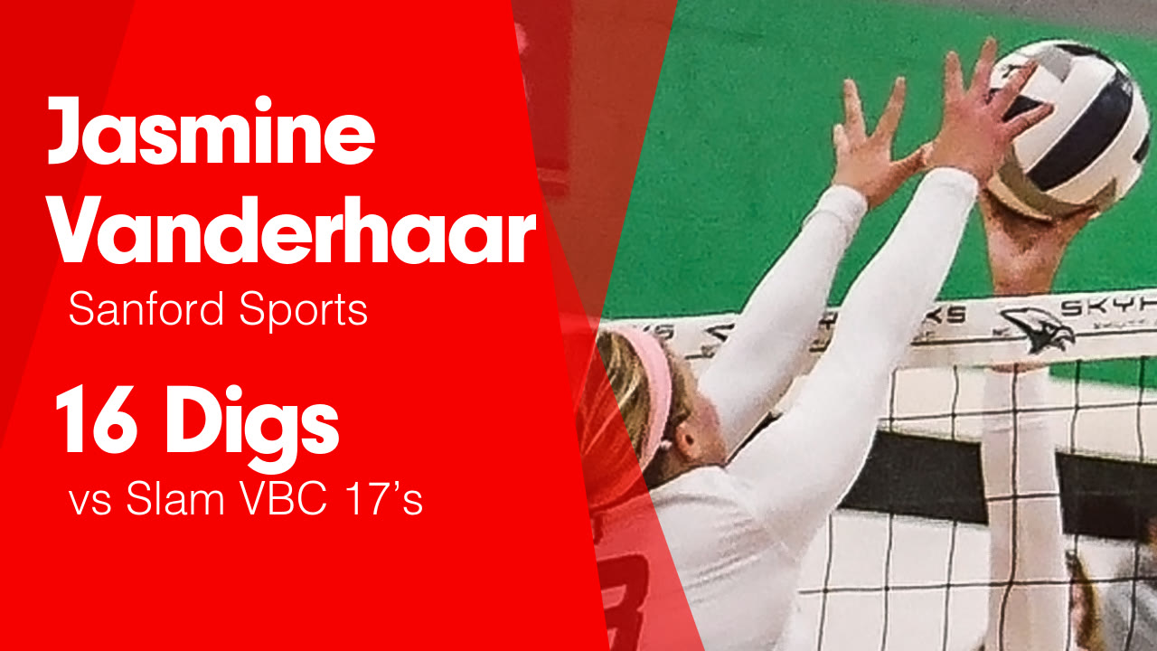 16 Digs vs Slam VBC 17’s - Jasmine Vanderhaar highlights - Hudl