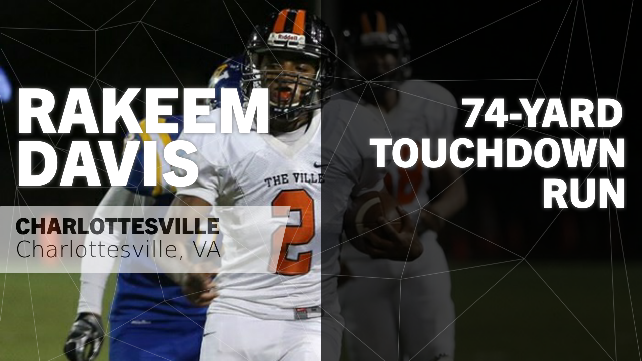 74-yard Touchdown Run vs Louisa County - Rakeem Davis highlights - Hudl