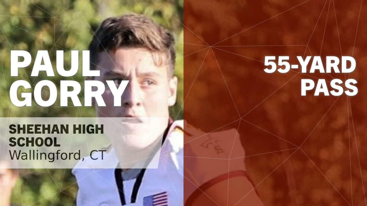 55-yard Pass vs Weston - Paul Gorry highlights - Hudl